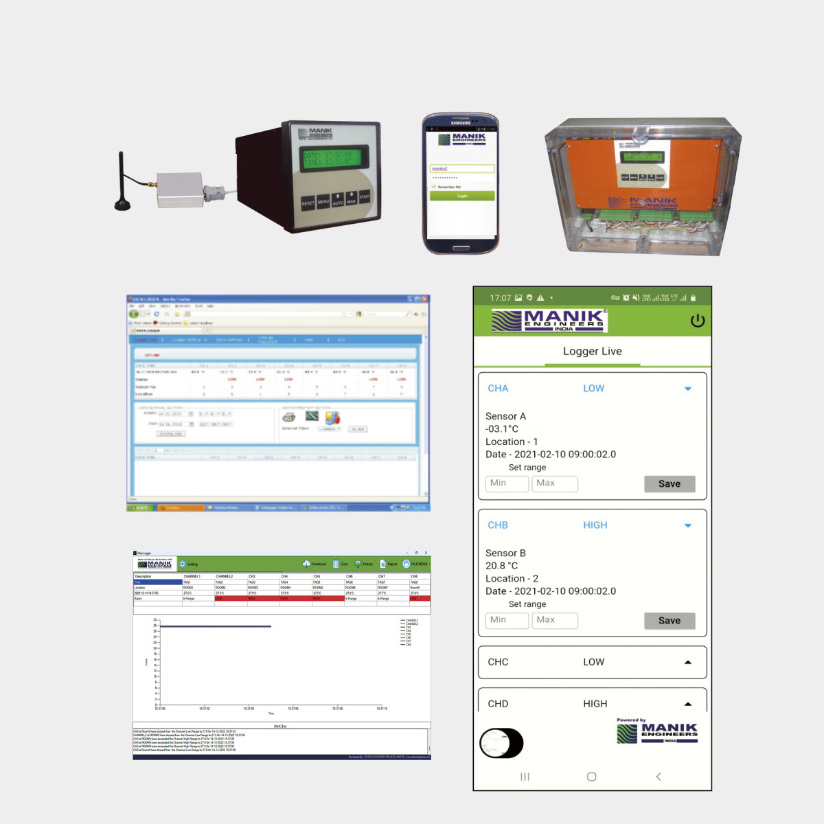 DATA LOGGER - Manik Engineers