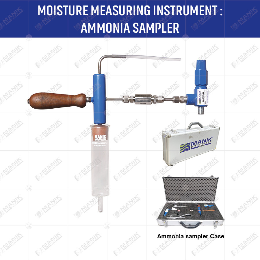 MOISTURE MEASURING INSTRUMENT_ AMMONIA sampler - Manik Engineers